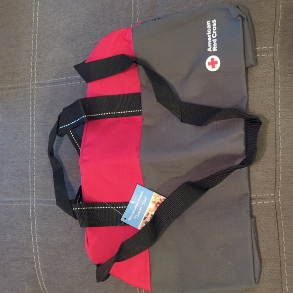 Bags | Collapsible Overnight Duffle Bag Red Cross Nwt Should Strap Side ...